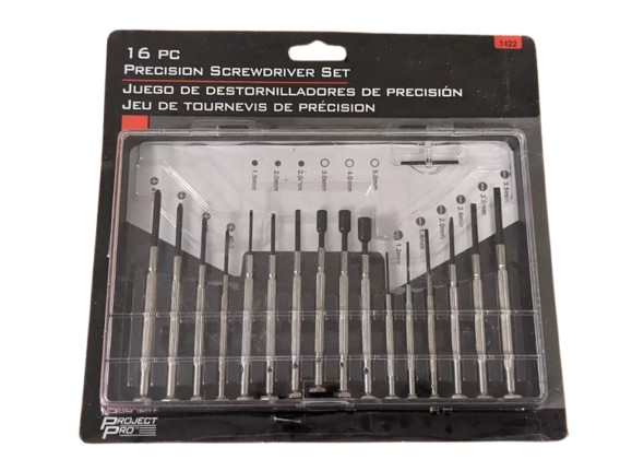 1422 Wilmar Industries Precision Screwdriver Set 16-Piece