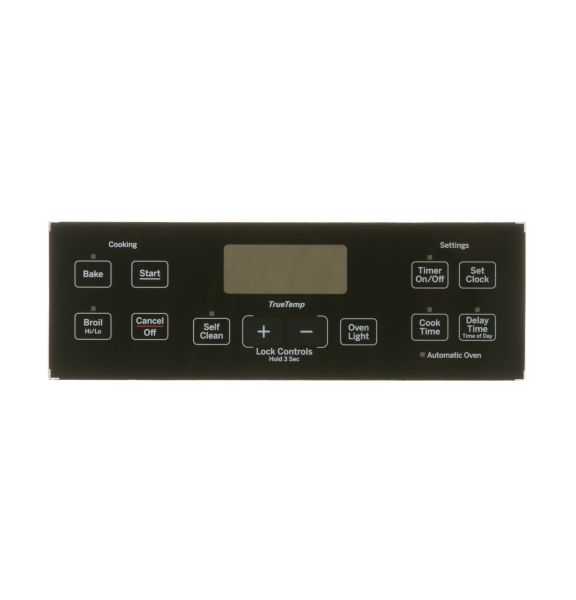 WB07X24620 GENERAL ELECTRIC Range Control Panel-Black
